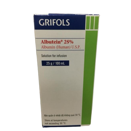ALBUTEIN Human Albumin 25.0% (25g / mL) Solution for Injection for IV ...